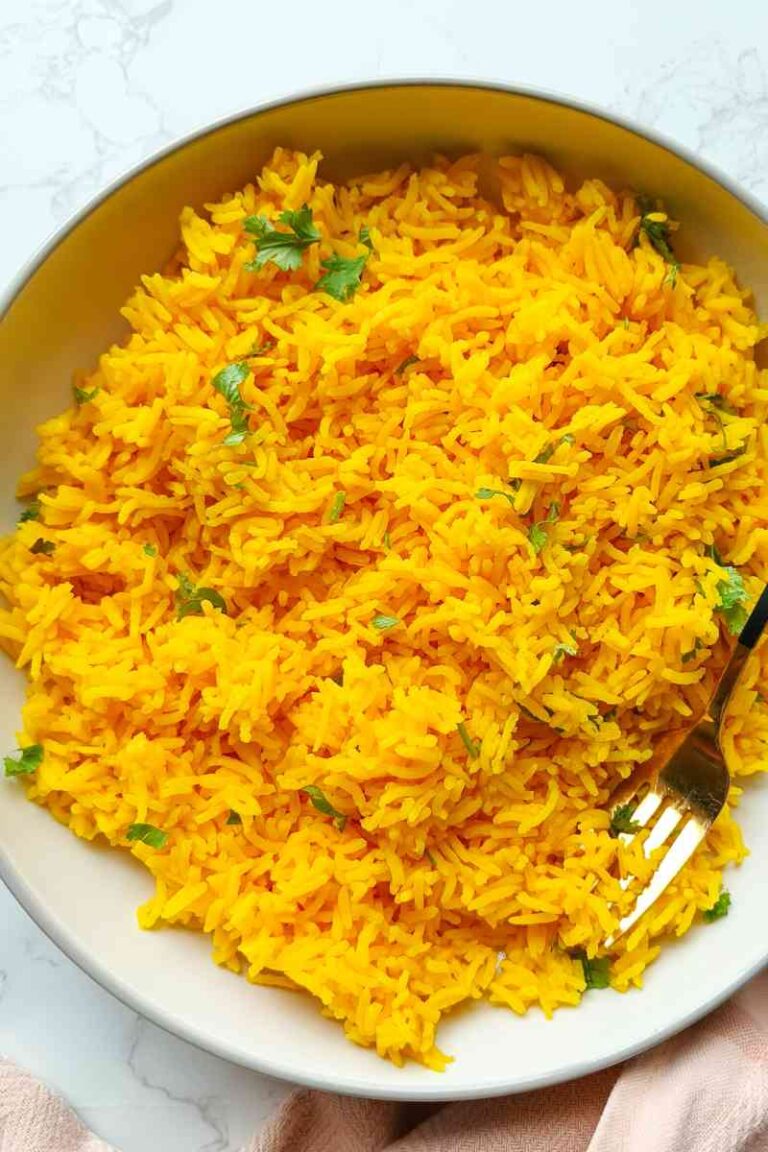Turmeric Rice - Magenta Streaks