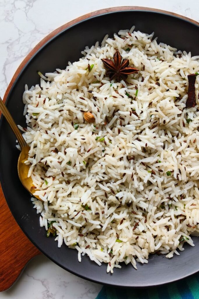 Cumin Rice (Indian Jeera Rice) - Magenta Streaks